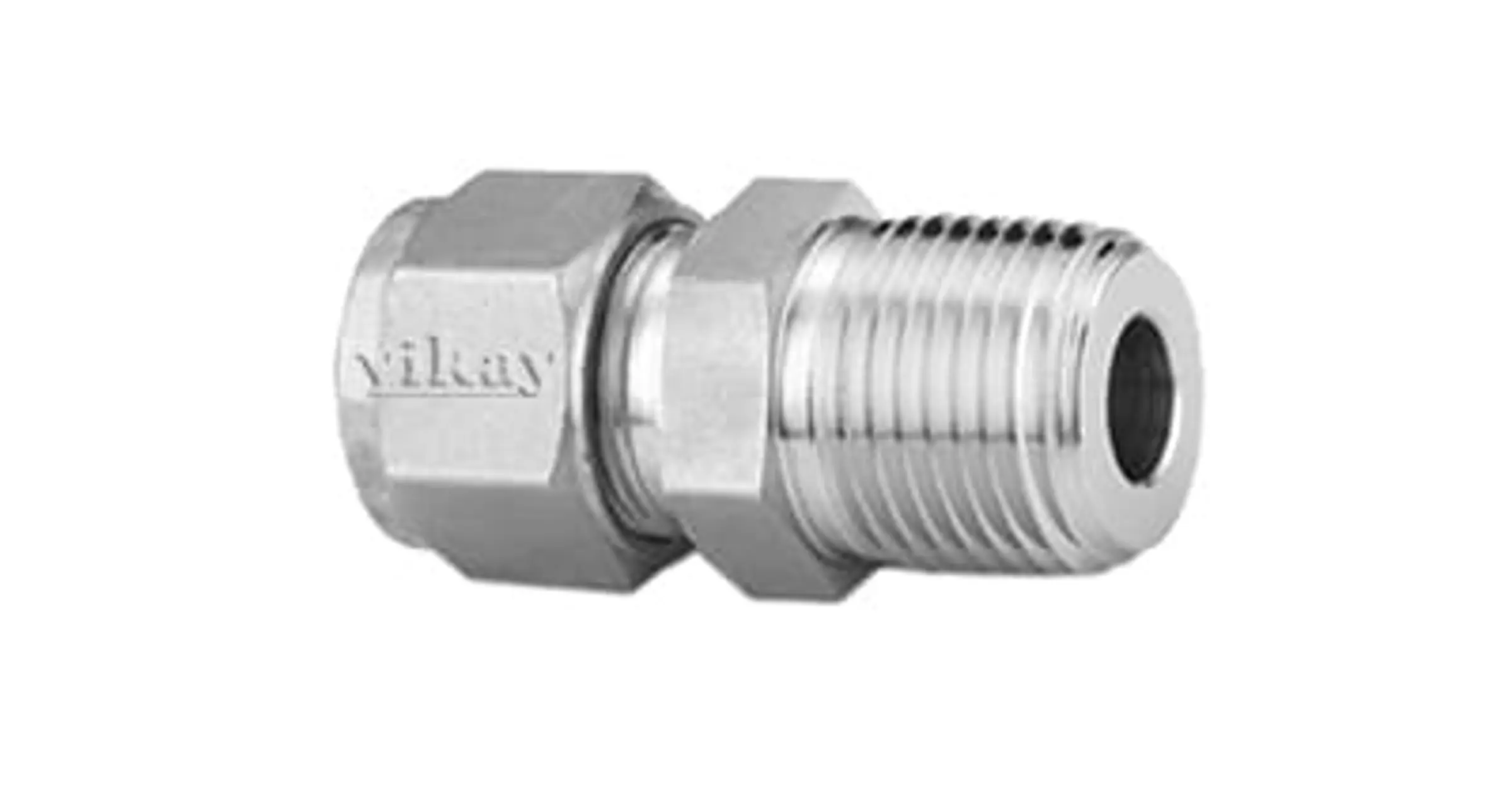 Male Connector 6 mm x 3/8 Inch - SS 316 Compression Tube Fittings