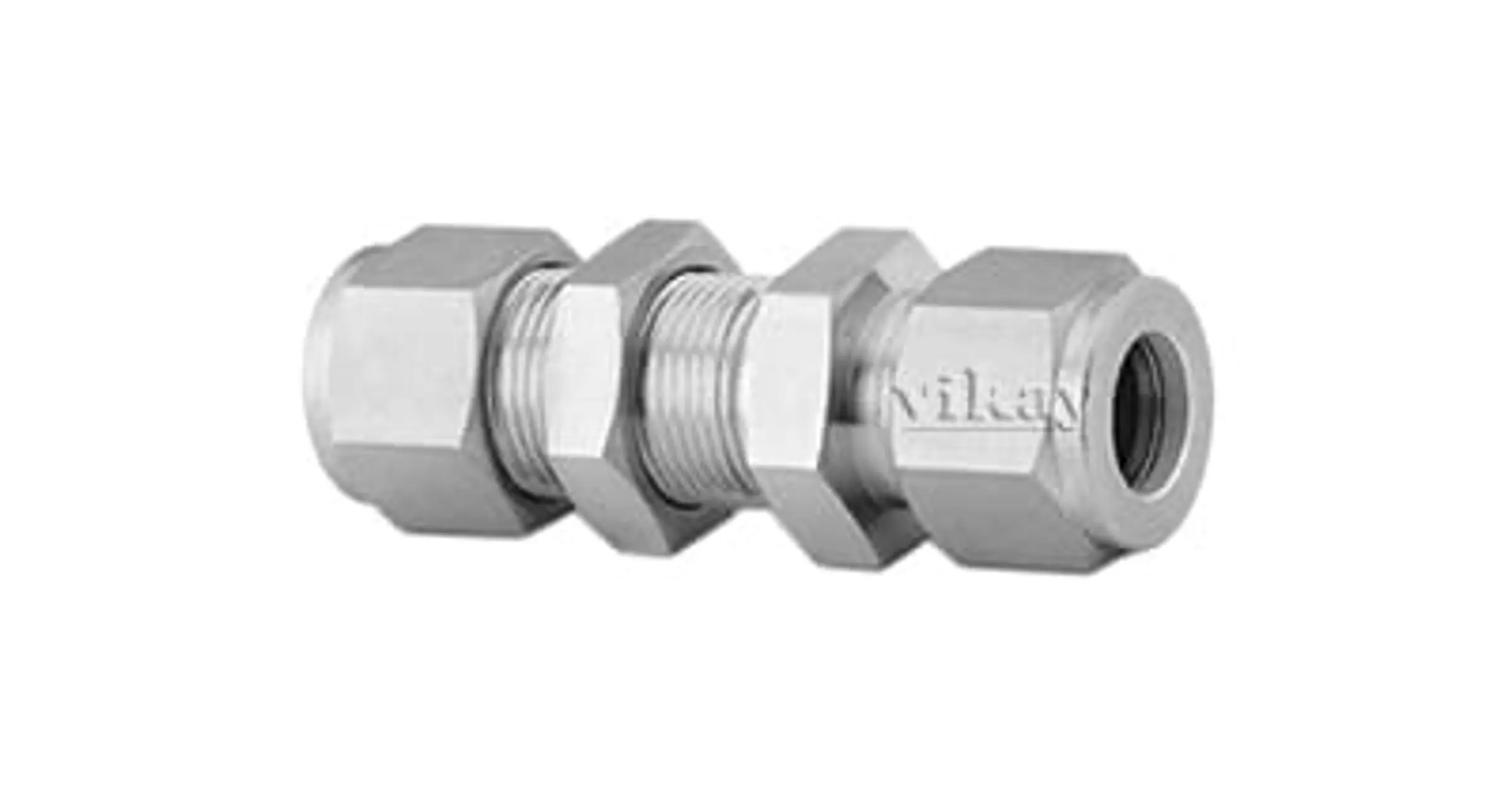 Bulkhead Union 15 mm - SS 304 Compression Tube Fittings